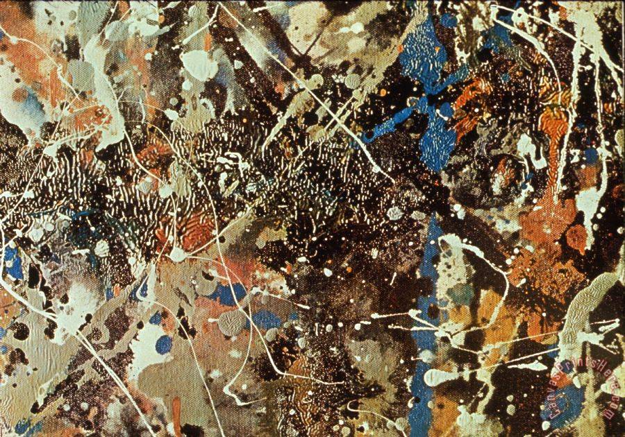 Jackson Pollock Untitled Ii Art Print for sale - CanvasPrintsHere.com
