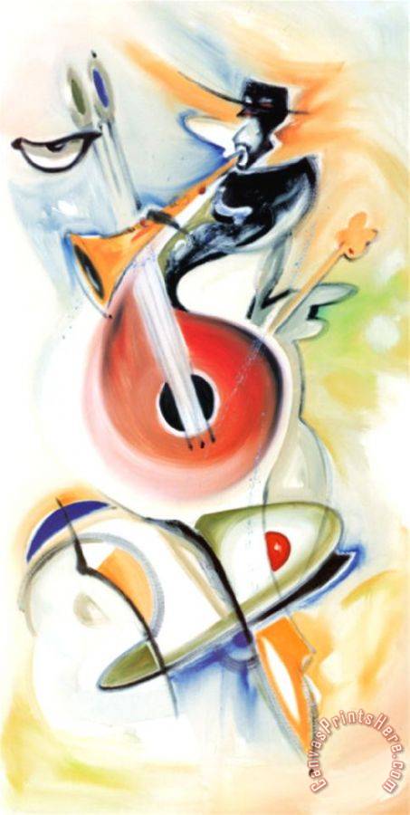 alfred gockel Jammin Iv Art Print for sale - CanvasPrintsHere.com