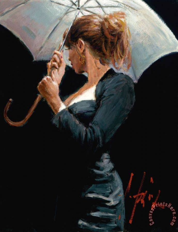 Fabian Perez Summer Rain Art Print for sale - CanvasPrintsHere.com