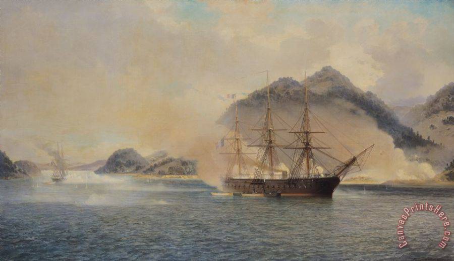 Jean Baptiste Henri Durand Brager Naval Battle of the Strait of ...
